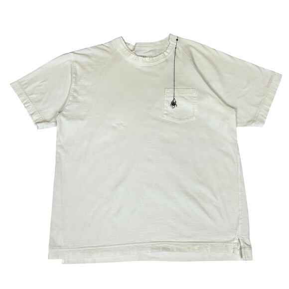 Sacai | Shirts | Sacai Dr Woo Embroidered Spider Pocket Tee Shirt Mens ...